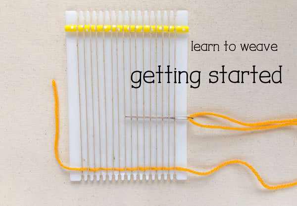 How to Begin Weaving on a Little Loom - The Creativity Patch - Lucy ...