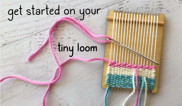 How to Weave on a Tiny Little Loom - The Creativity Patch - Lucy Jennings
