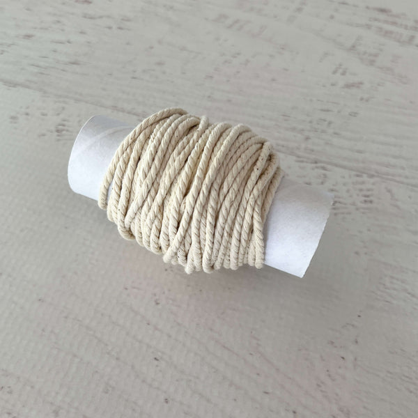 3mm Cotton Macrame Cord - Natural Color - The Creativity Patch - Lucy ...