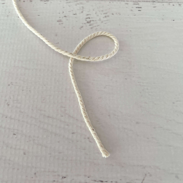 3mm Cotton Macrame Cord - Natural Color - The Creativity Patch - Lucy ...