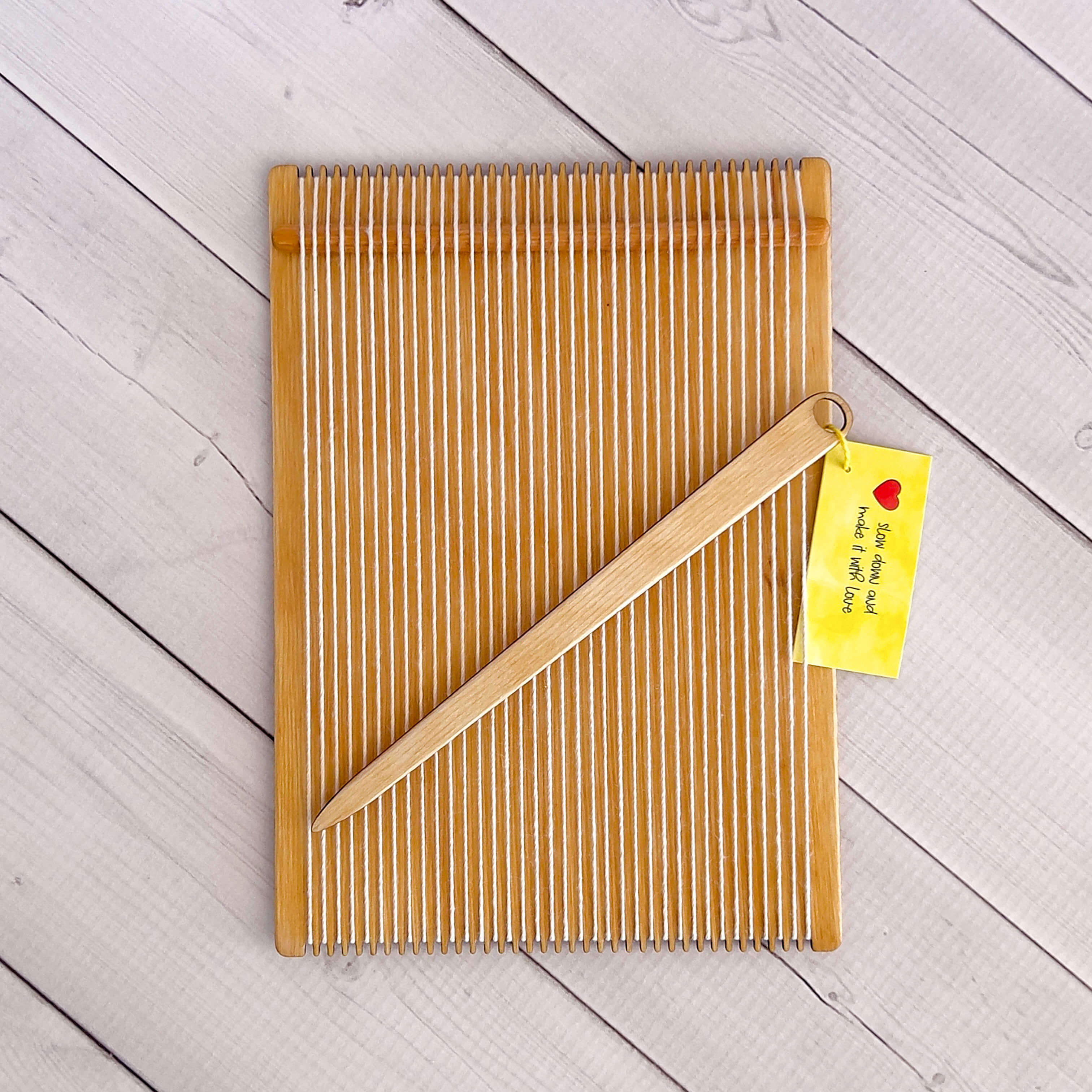 Lucy Loom - Wood Loom for Beginners - The Creativity Patch - Lucy Jennings