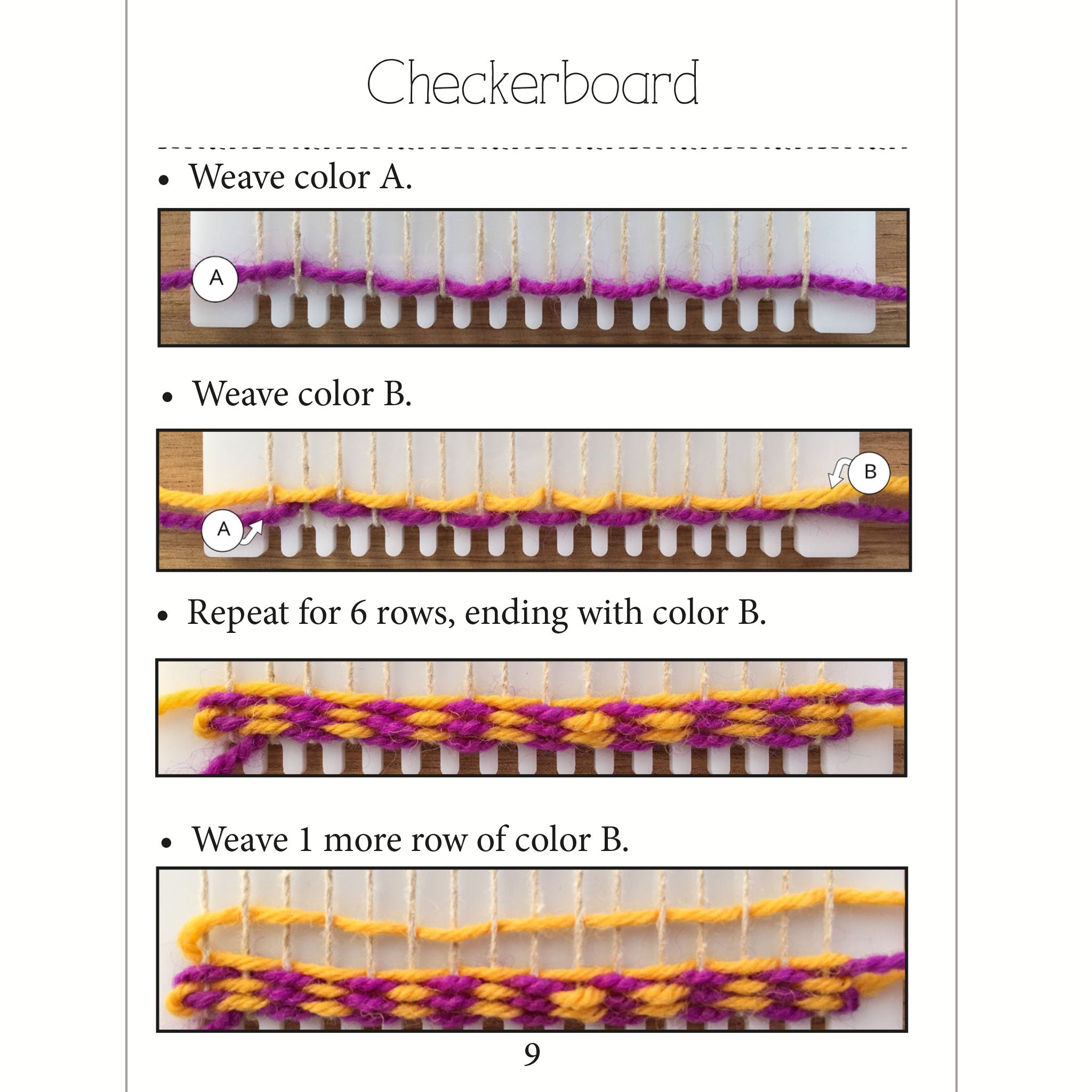 Little Loom Weaving Book - The Creativity Patch - Lucy Jennings