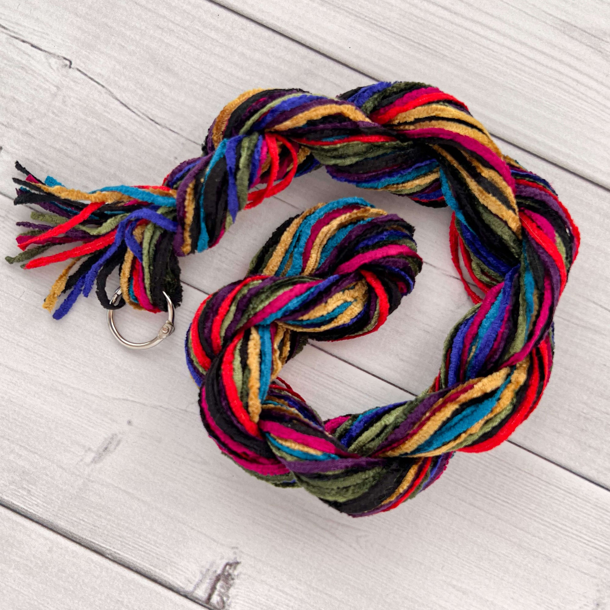 Tiny Loom Kit - Chenille Jewel Tones - The Creativity Patch - Lucy Jennings