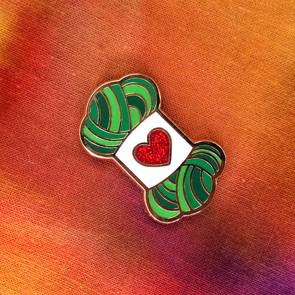 Enamel Pin - Yarn Skein - The Creativity Patch - Lucy Jennings