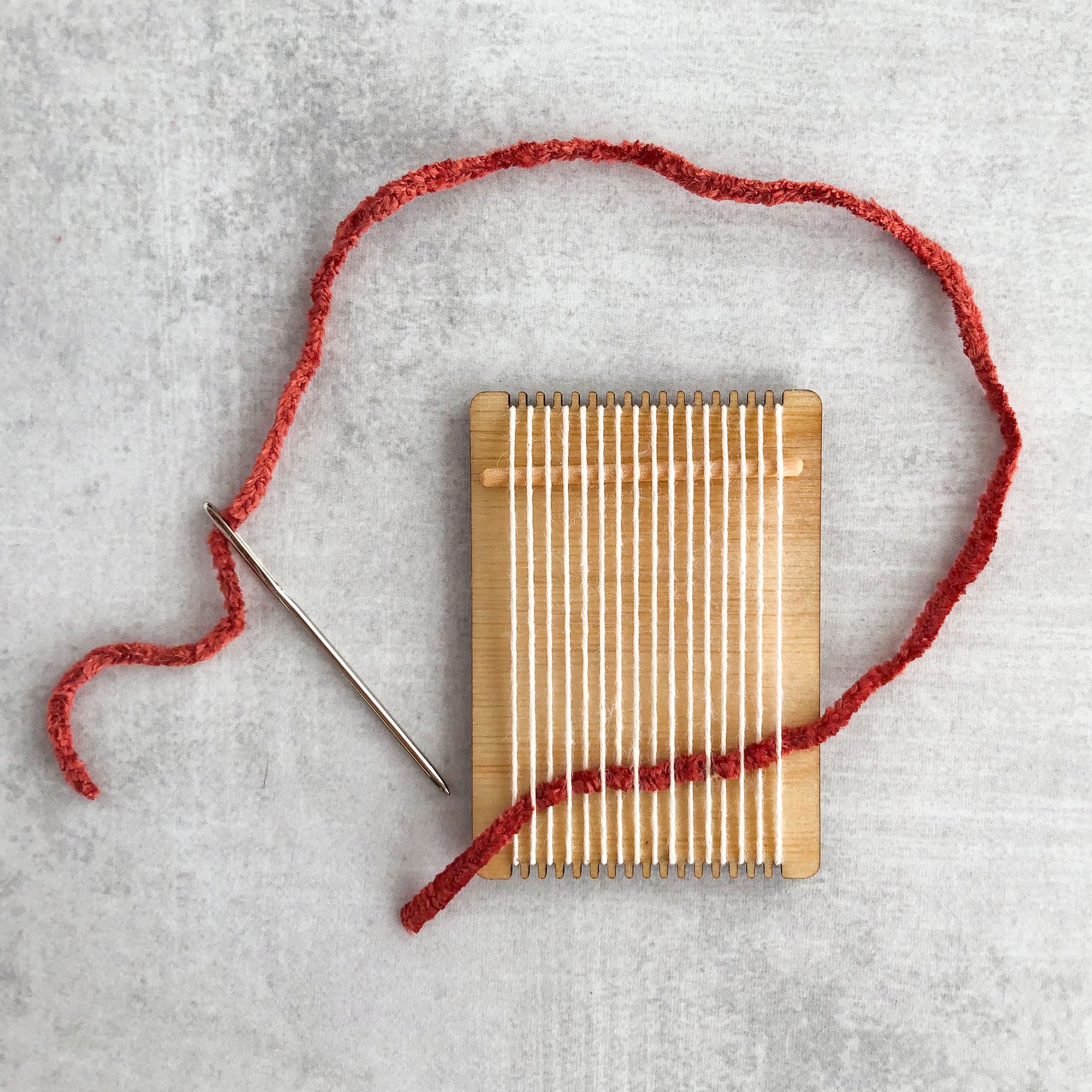 Tiny Loom Kit-Natural Colors - The Creativity Patch - Lucy Jennings