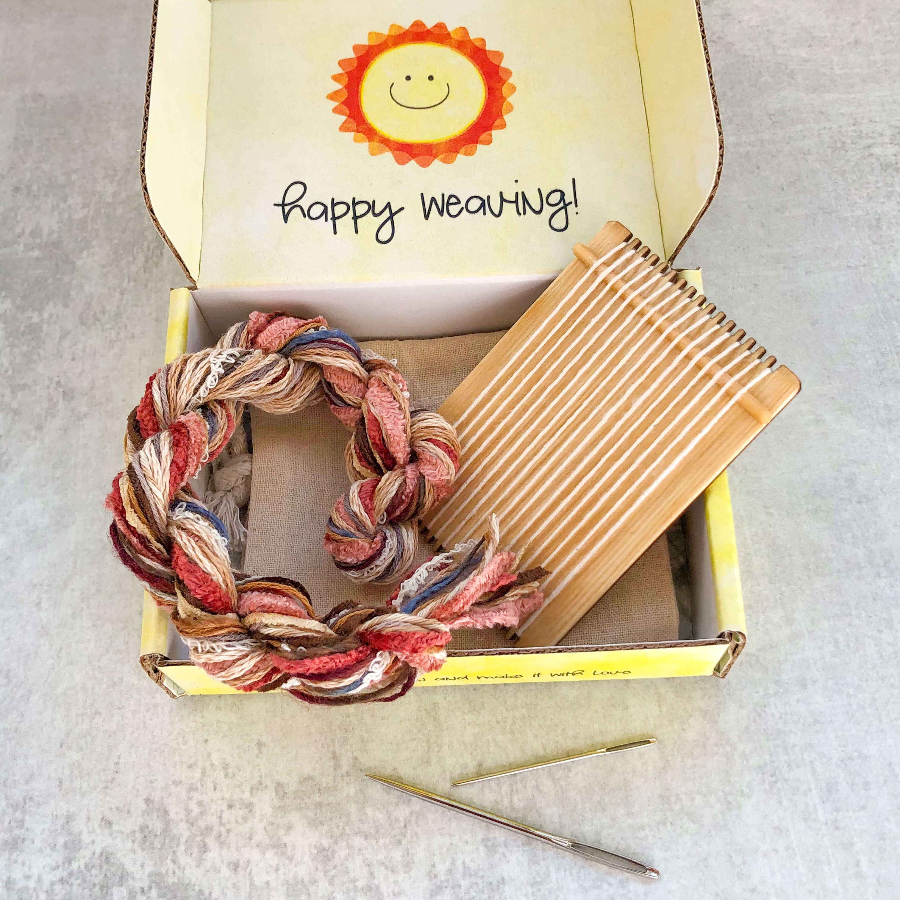 Tiny Loom Kit-Natural Colors - The Creativity Patch - Lucy Jennings